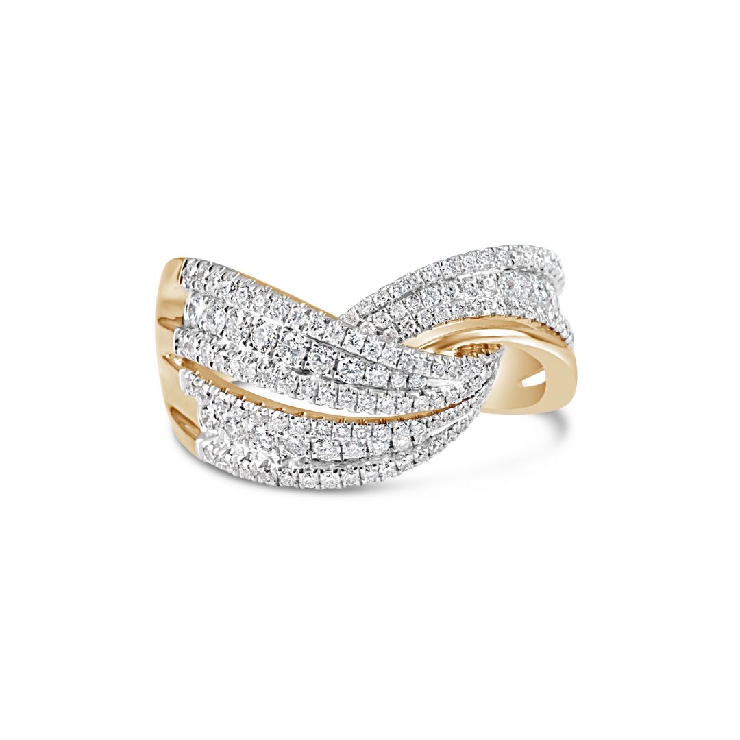 Wave Diamond Ring – Kajal Naina
